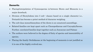 Systems of Plant Classification | PPTX