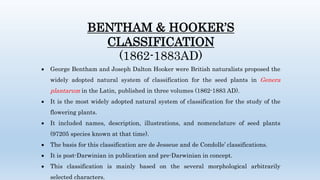 Systems of Plant Classification | PPTX