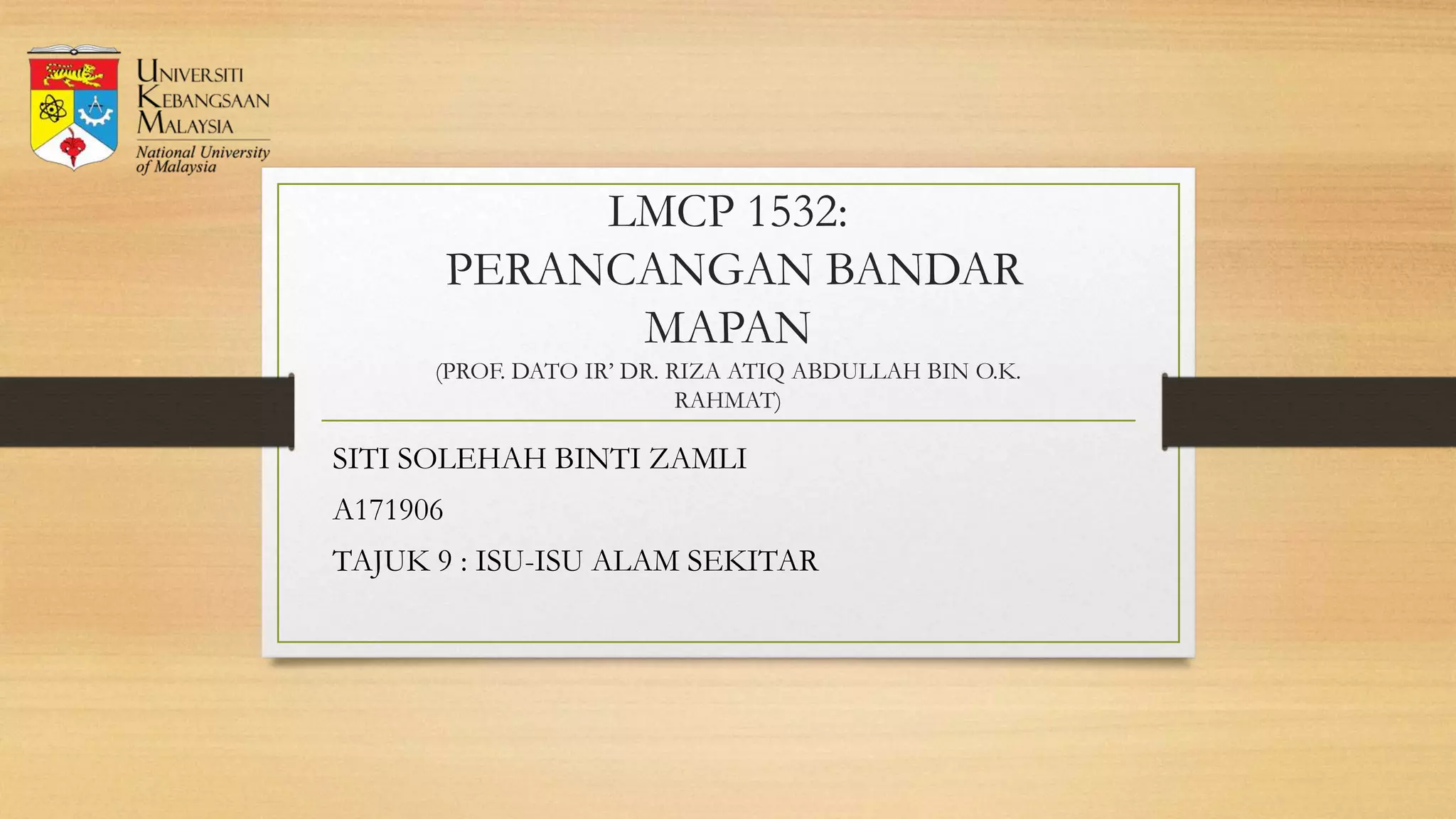 Pbm (alam sekitar) | PPTX