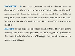 PLANT NOMENCLATURE | PPTX
