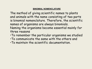 PLANT NOMENCLATURE | PPTX