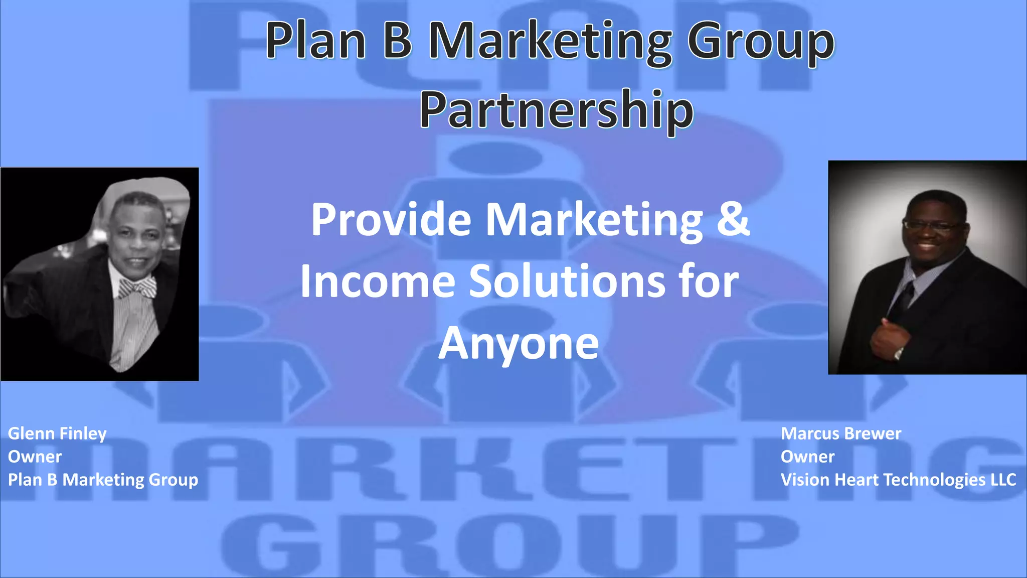 Plan B Marketing Business Presentation | PPTX