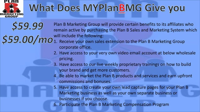 Plan B Marketing Business Presentation | PPTX