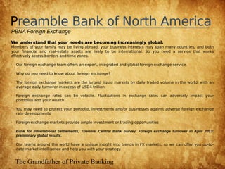 PREAMBLE BANK OF NORTH AMERICA | PDF | Stocks and Bonds | Personal ...