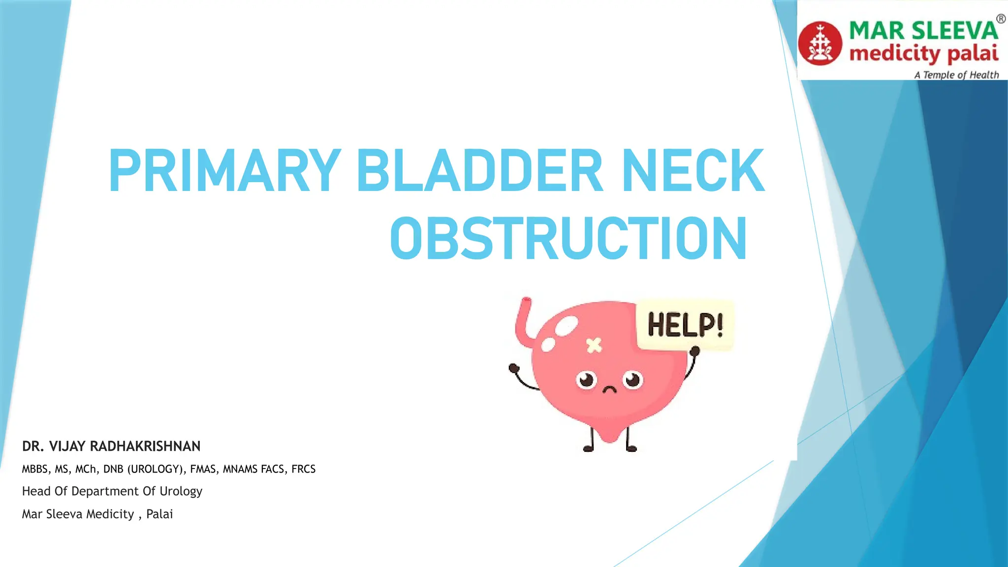 PRIMARY BLADDER NECK OBSTRUCTION MANAGEMENT | PPTX