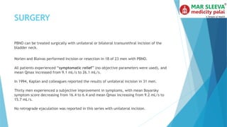 PRIMARY BLADDER NECK OBSTRUCTION MANAGEMENT | PPT