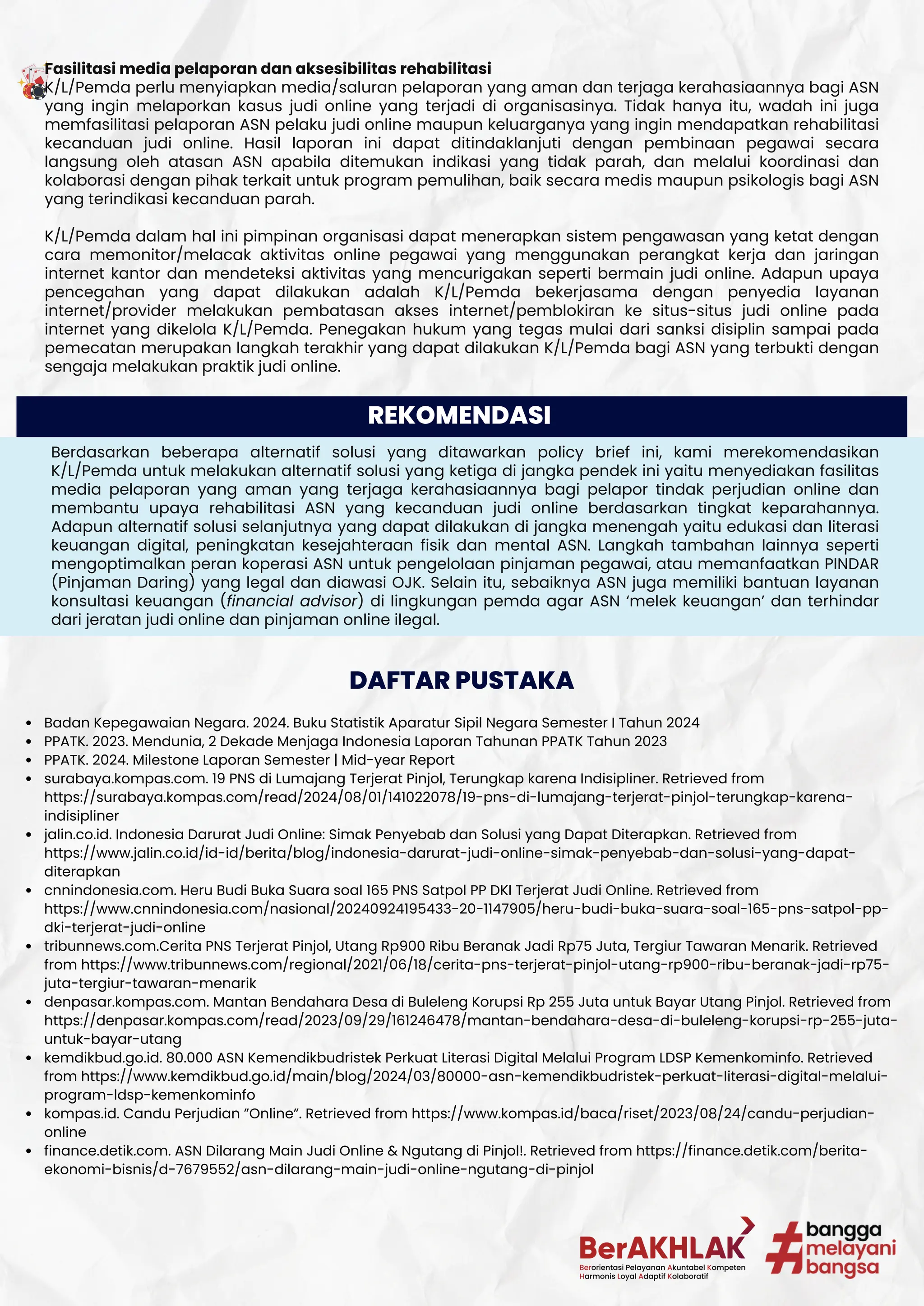 Menjauhkan ASN dari Lingkaran Setan JUDOL dan PINJOL | PDF