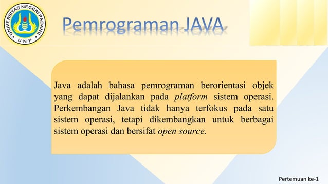 Pemrograman berbasis objek | PPT