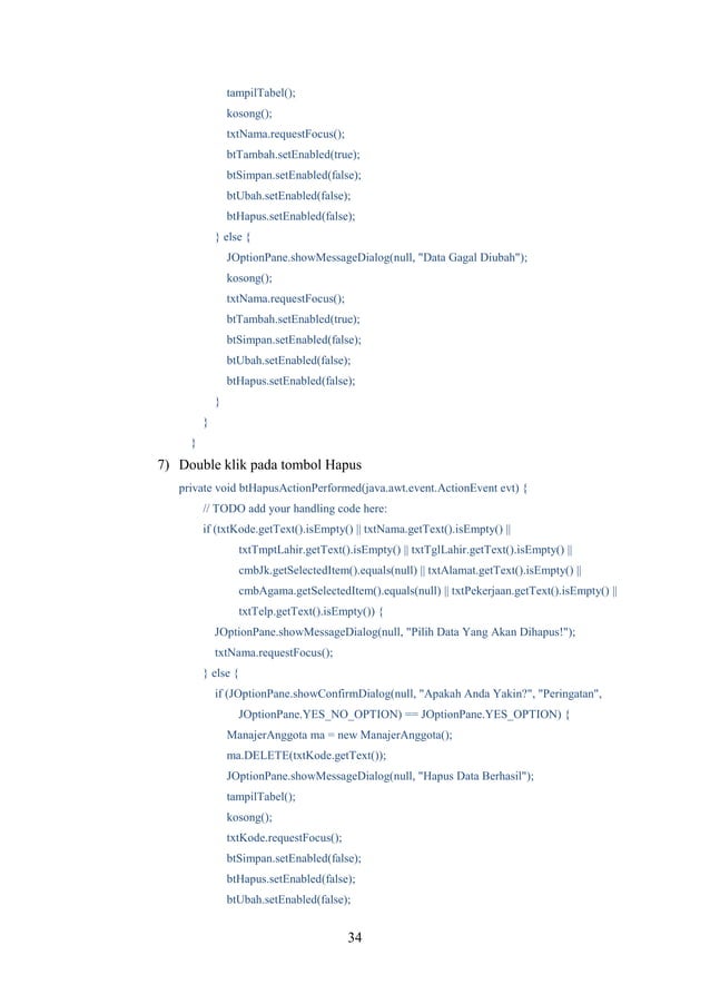 Modul Praktikum Pemrograman Berorientasi Objek (Chap.11) | PDF