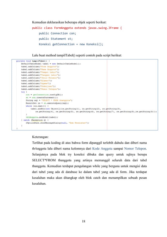 Modul Praktikum Pemrograman Berorientasi Objek (Chap.12) | PDF