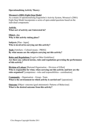 Pbog dialectics of activity system 2011 | PDF