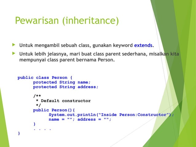 Pbo inheritance, polymorphism, dan inte | PPT