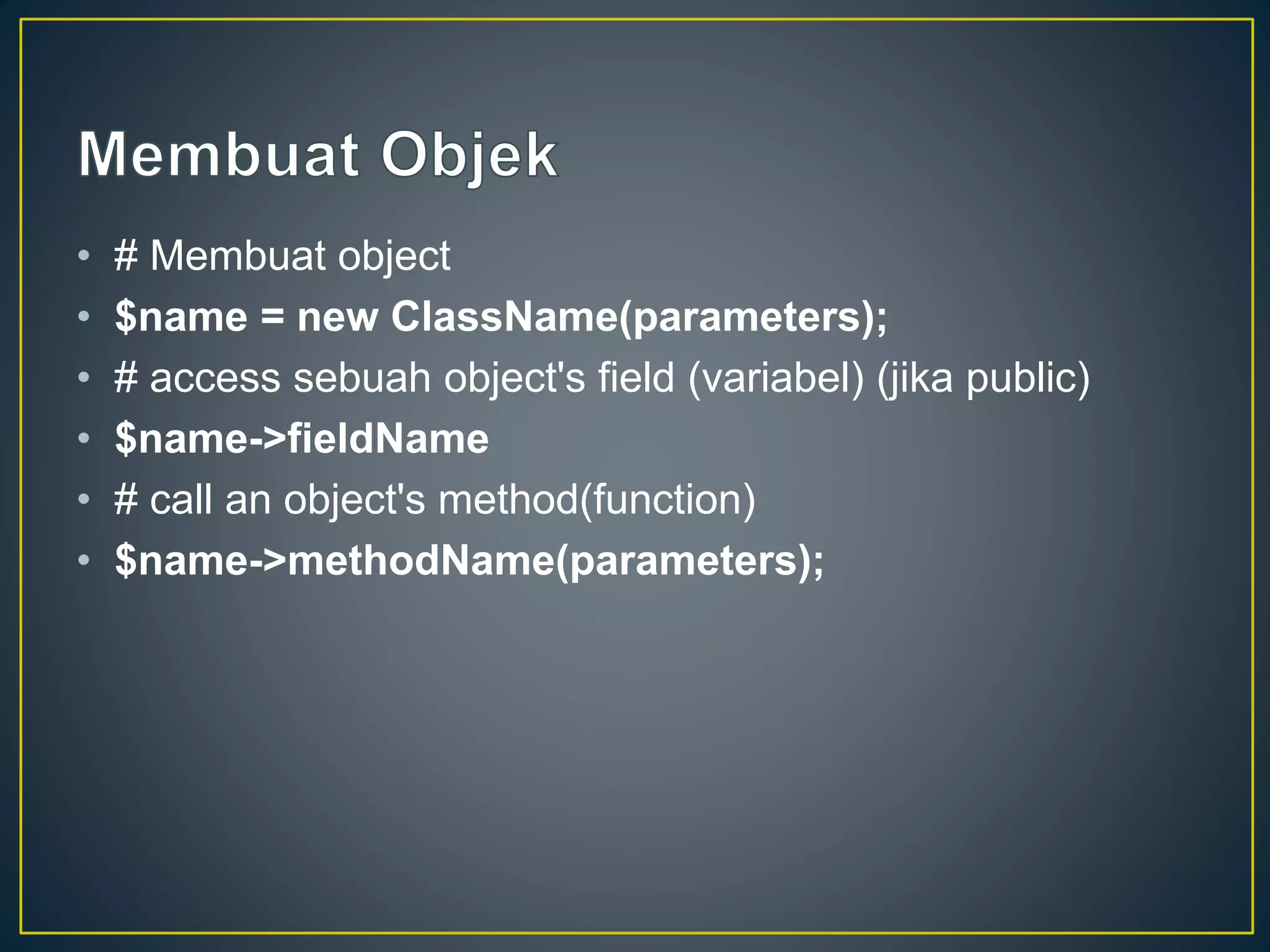 PBO ( Pemograman berbasis Objek ).pptx