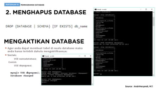 [PBO] Pertemuan 10 - Pemrograman Database (1) | PDF