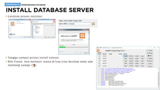 [PBO] Pertemuan 10 - Pemrograman Database (1) | PDF