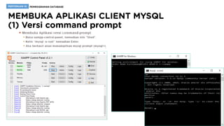 [PBO] Pertemuan 10 - Pemrograman Database (1) | PDF