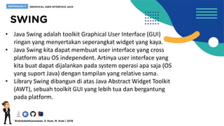 [PBO] Pertemuan 11 - GUI Java Desktop | PDF