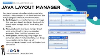 [PBO] Pertemuan 11 - GUI Java Desktop | PDF