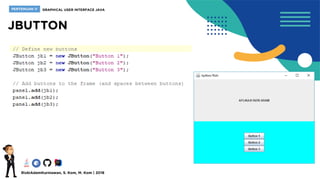 [PBO] Pertemuan 11 - GUI Java Desktop | PPT
