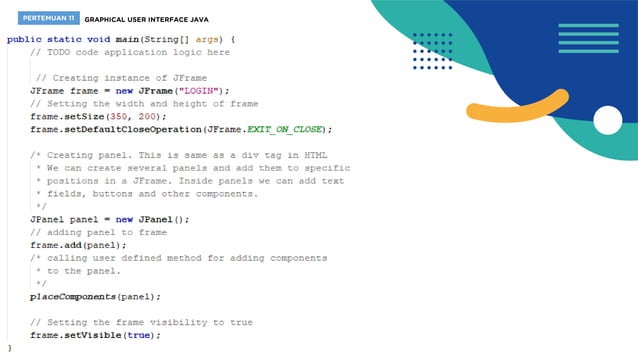 [PBO] Pertemuan 11 - GUI Java Desktop