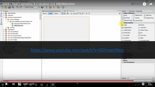 [PBO] Pertemuan 11 - GUI Java Desktop | PPT