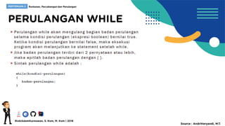 [PBO] Pertemuan 2 - Struktur Control Java | PDF