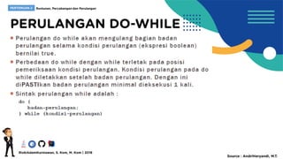[PBO] Pertemuan 2 - Struktur Control Java | PDF