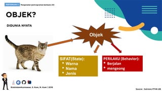 [PBO] Pertemuan 3 - Pengenalan Pemrograman Berbasis Objek | PDF