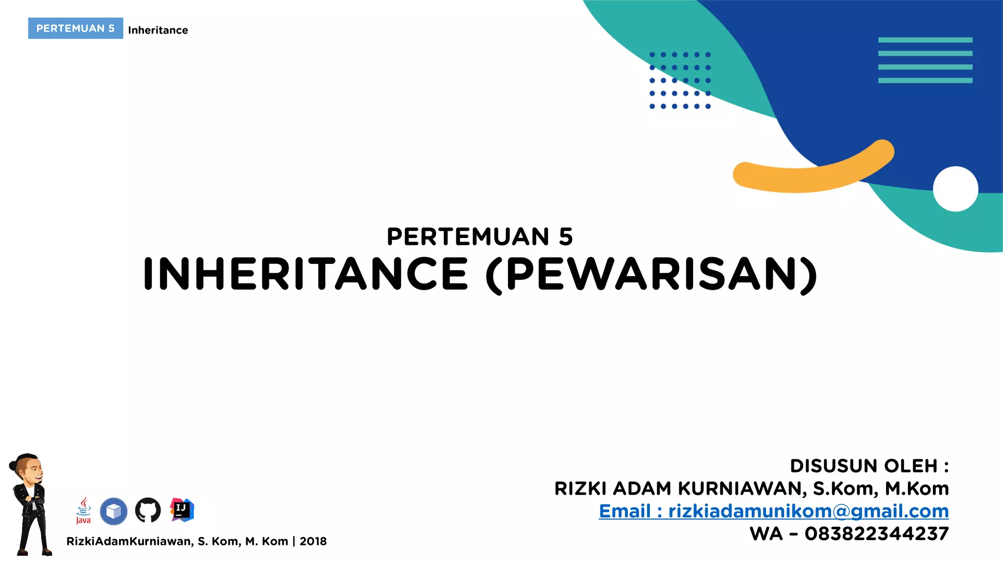 [PBO] Pertemuan 5 - Inheritance | PDF