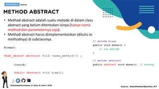 [PBO] Pertemuan 6 - Abstrak | PDF