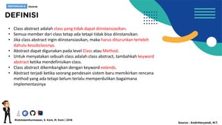 [PBO] Pertemuan 6 - Abstrak | PDF