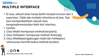 [PBO] Pertemuan 6 - Interface | PDF