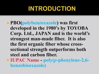 Pbo polymer | PPTX