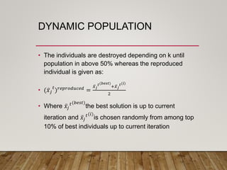 Polar bear optimization for ED | PPTX