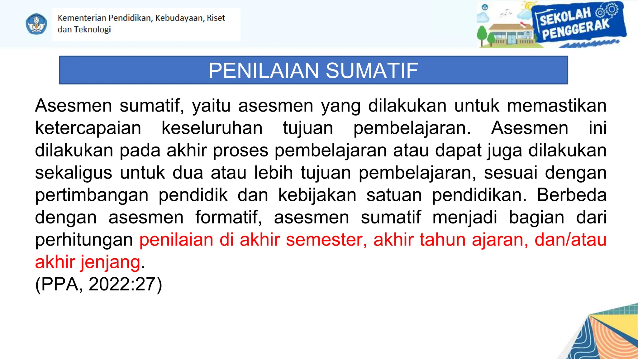 PB Penilaian Pembelajaran kurikulum merdeka.pptx