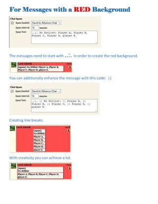 Power Bot Plus Message Codes | PDF