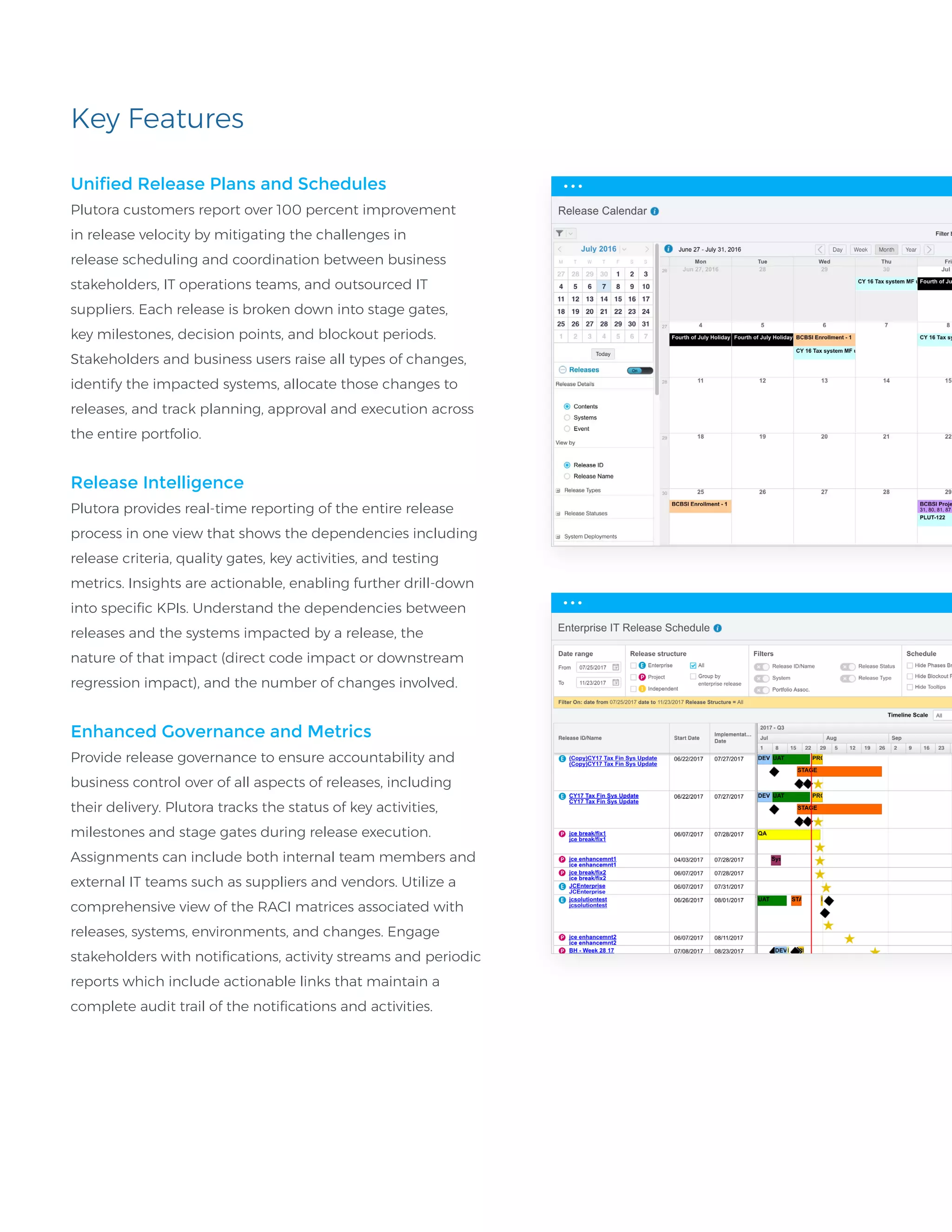 Product Brief – Plutora Release | PDF