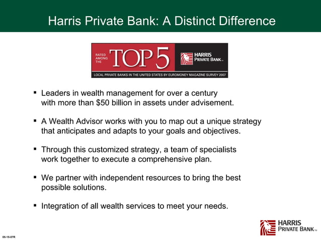 Harris Private Bank | PPT
