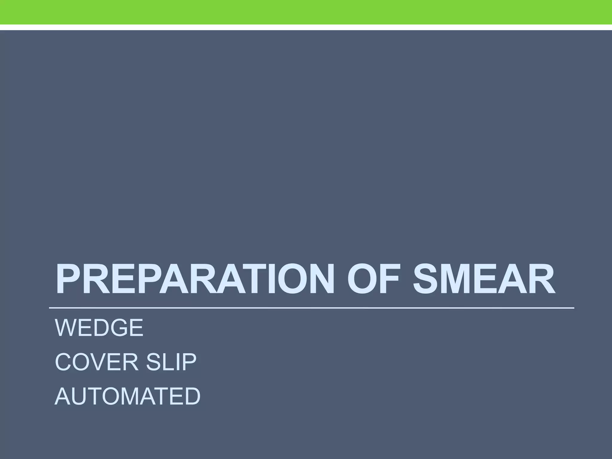 Peripheral Blood Smear Examination | PPTX