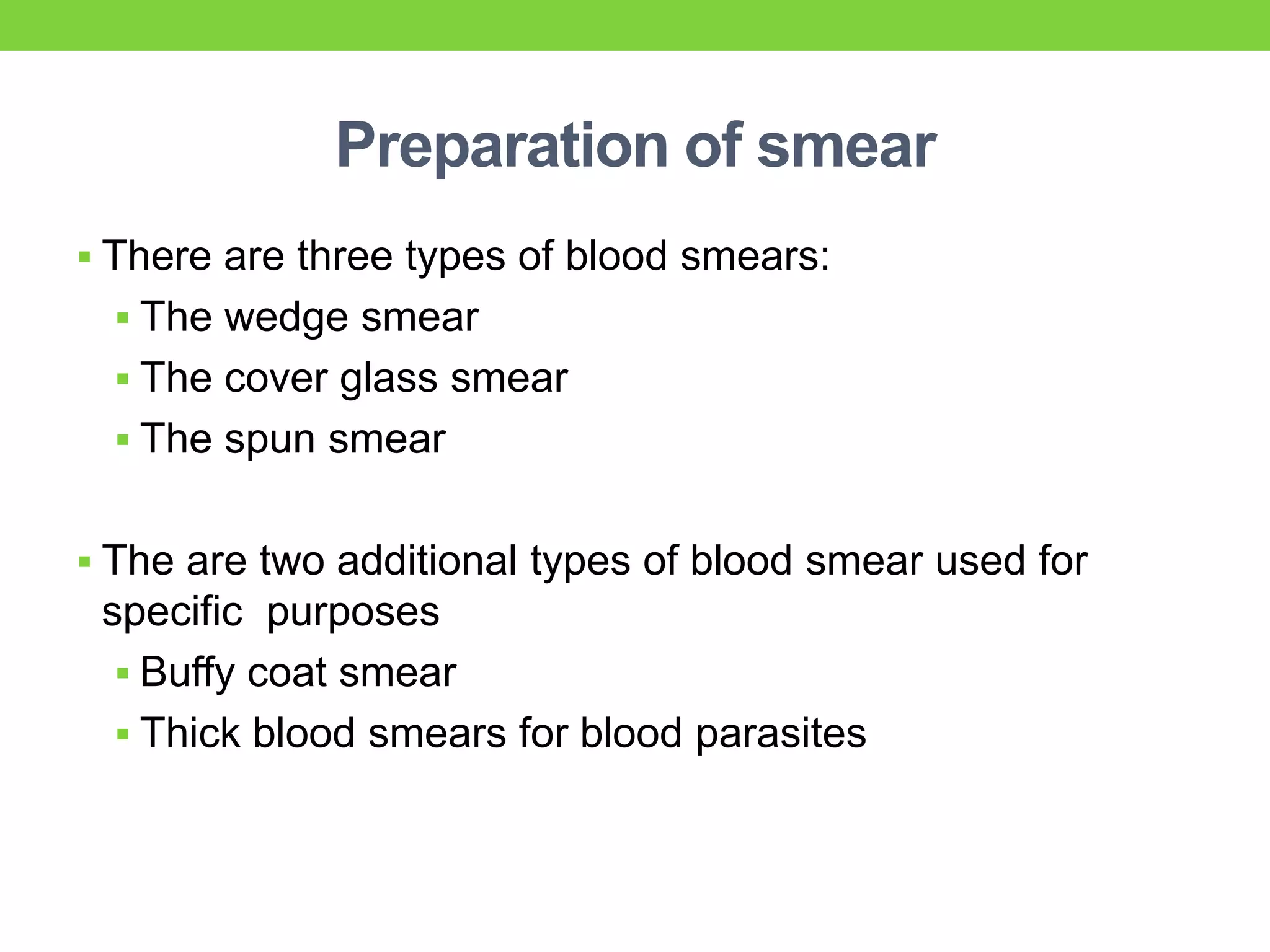 Peripheral Blood Smear Examination | PPTX