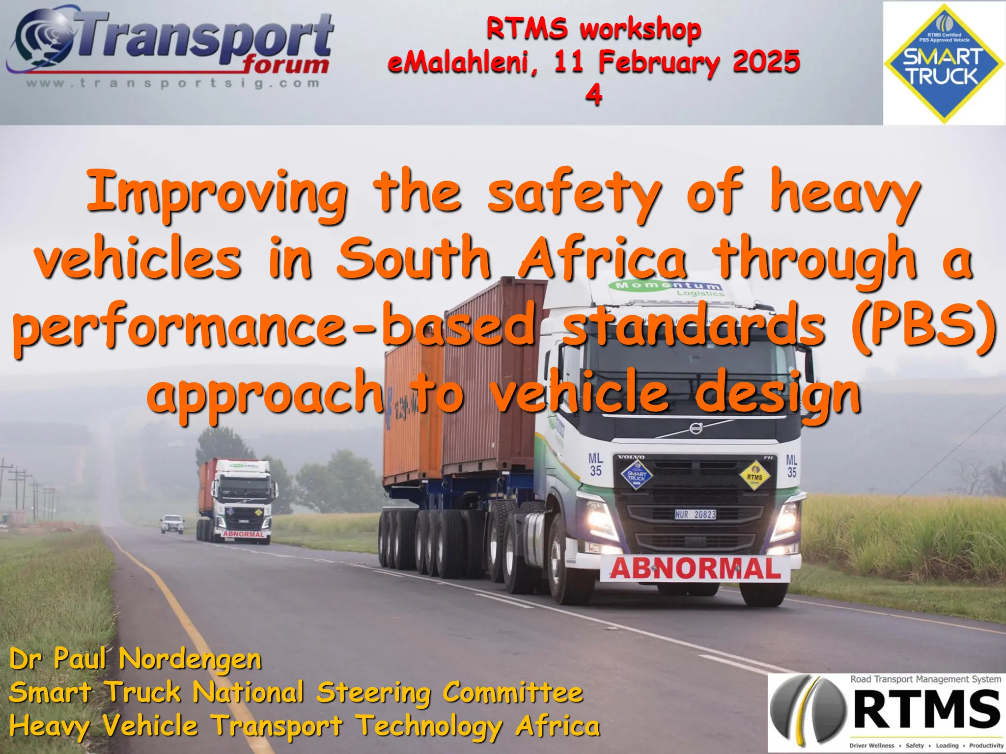 PBS-Smart Truck pilot project - Dr Paul Nordengen - 12 February 2025.pdf