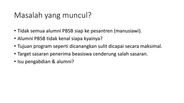 Pbsb dari masa ke masa | PPT