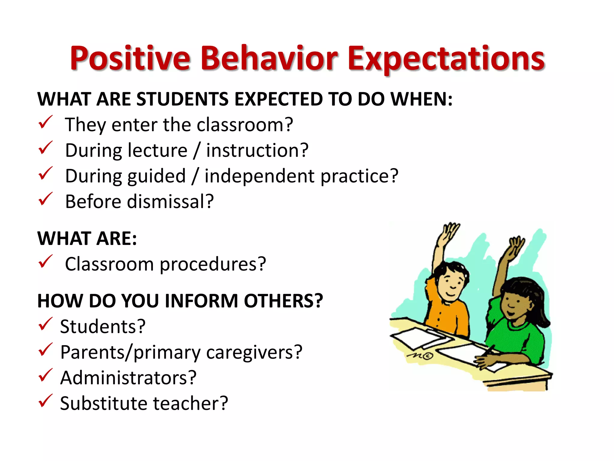 Before They Enter the Classroom: Creating a Positive School Culture | PDF