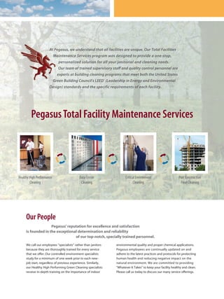 Pegasus Building Services Brochure | PDF