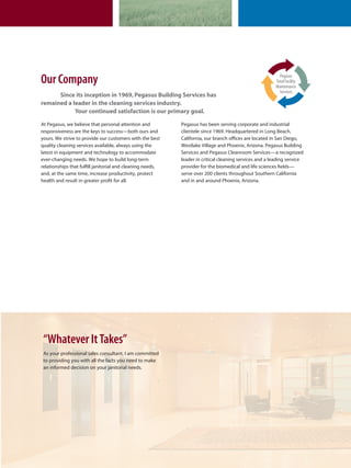 Pegasus Building Services Brochure | PDF