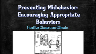 Classroom Management and Positive Behavior Supports | PDF