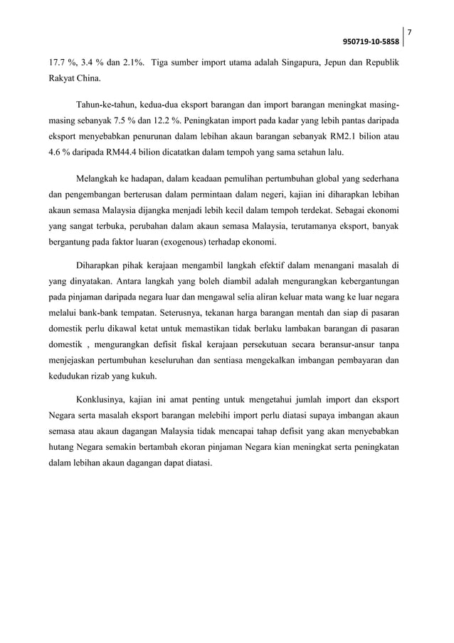 Kajian Ilmiah ekonomi STPM | DOCX