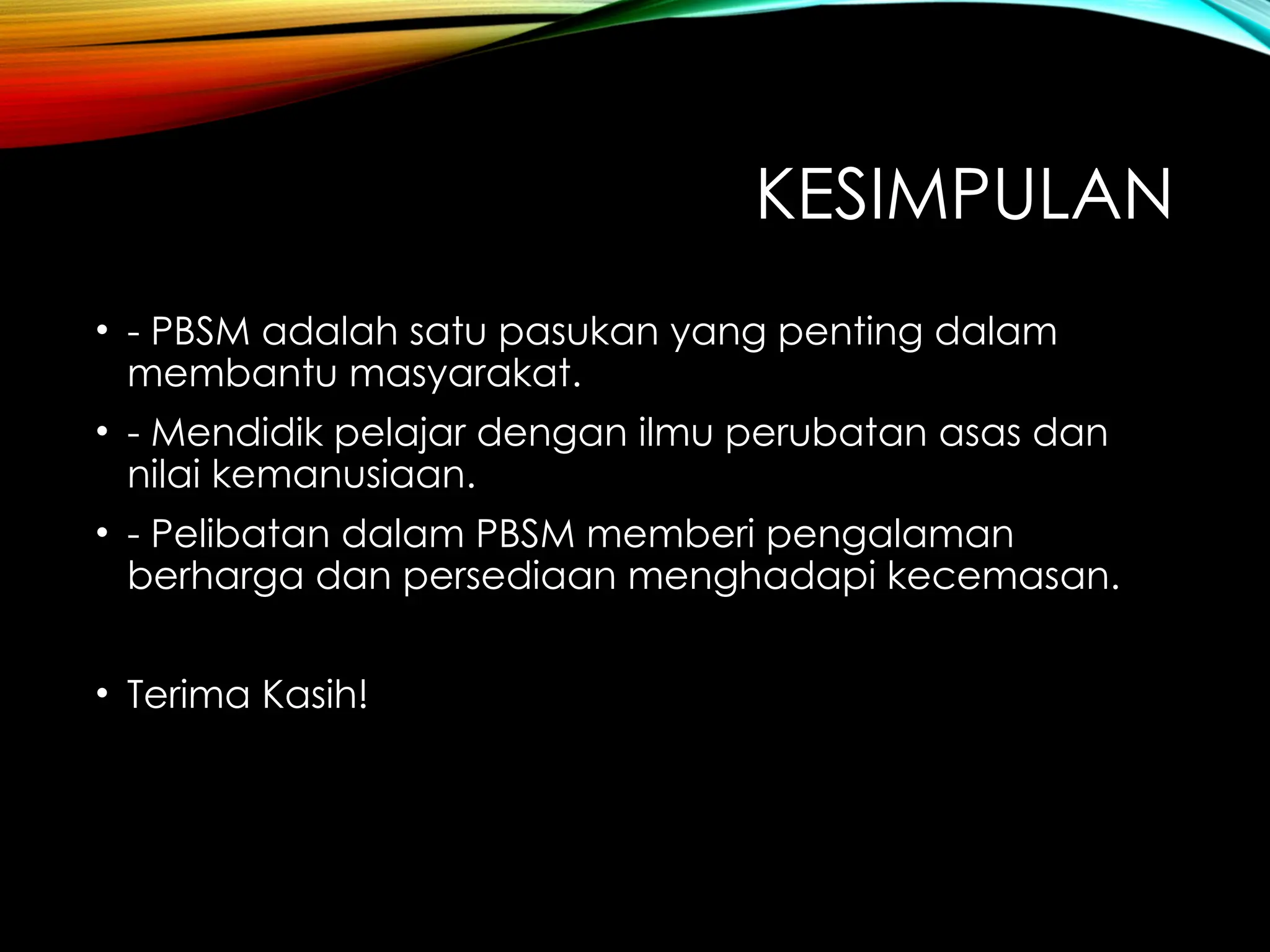 PBSM_Presentation untuk rujukan pelajar di sekolah | PPTX