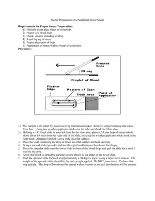 Pbs Prepararion Using Wrights Stain | PDF