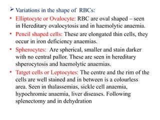 Peipheral blood smeasr and staining done | PPT